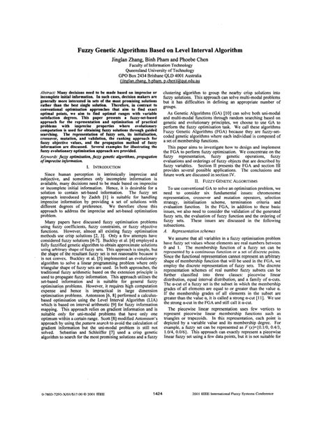 Image result for Fuzzy Genetic Algorithm