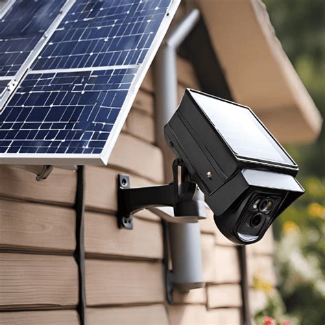 Image result for Solar Power Security Camera with LED Lights