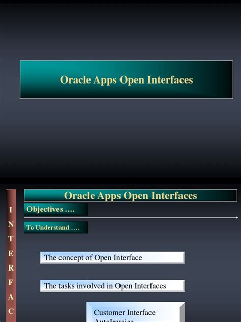 Image result for Interfaces in Oracle Apps