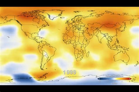 Climate Change Map Nasa