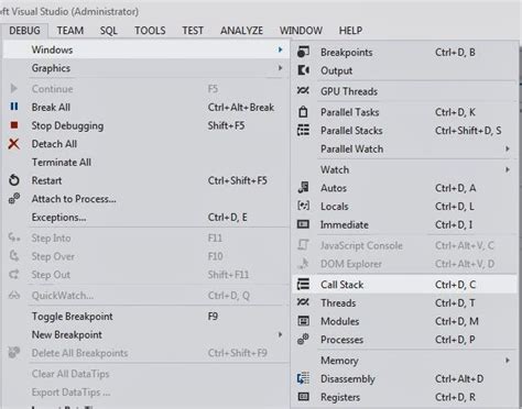 Image result for Windows Call Stack