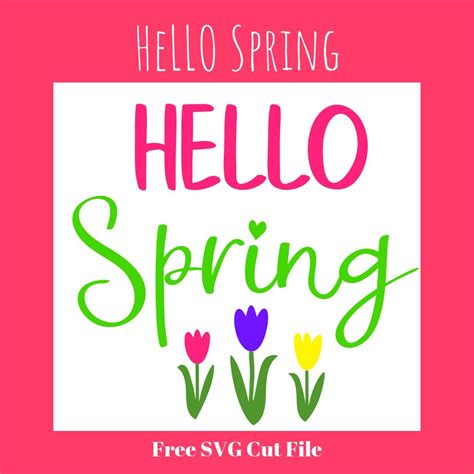 Image result for Hello Spring SVG Free
