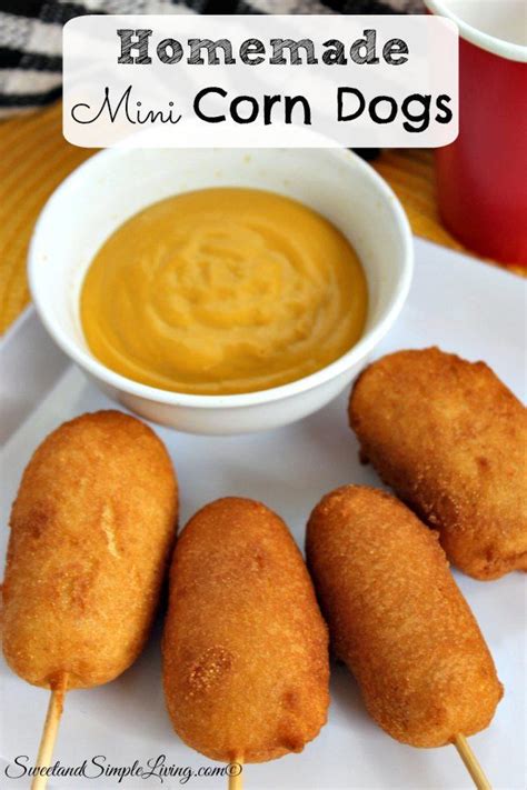 Image result for Homemade Mini Corn Dogs