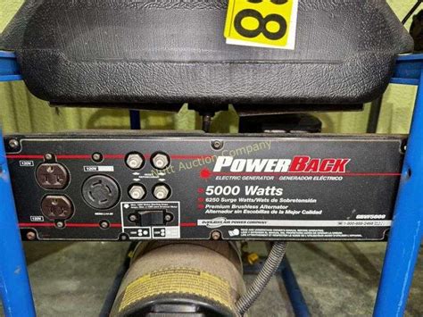 Image result for Power Back 5000 Watt Generator