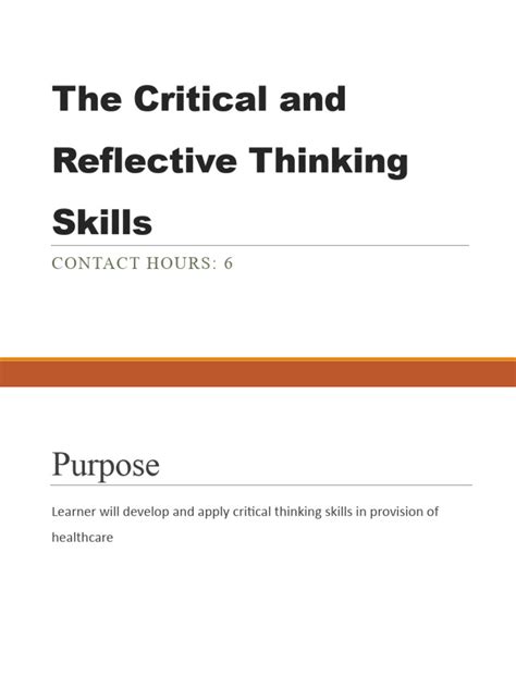 Image result for Critical Thinking Process Model