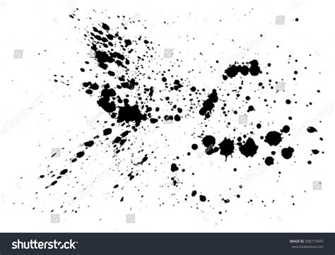 Image result for Black Splatter Vector