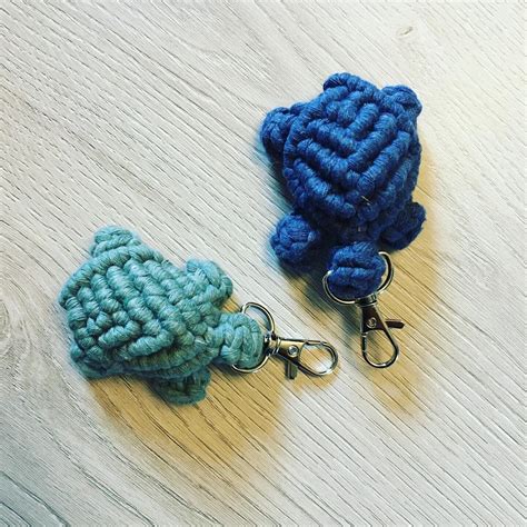 Image result for Macrame Turtle Keychain