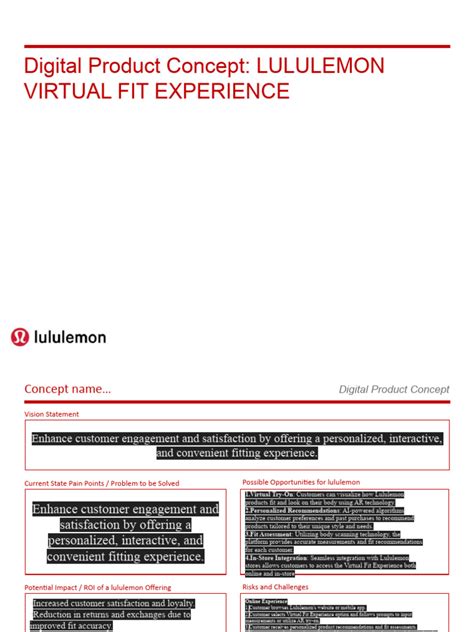 Digital Product Concept Template | PDF | Customer Satisfaction | Customer