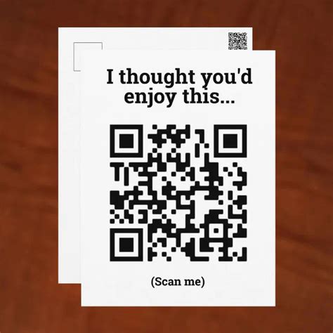 Image result for QR Code Postcard