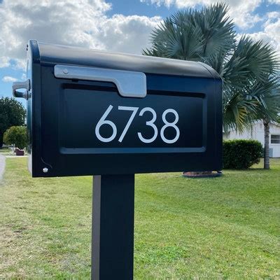 Image result for Best Reflective Mailbox Numbers