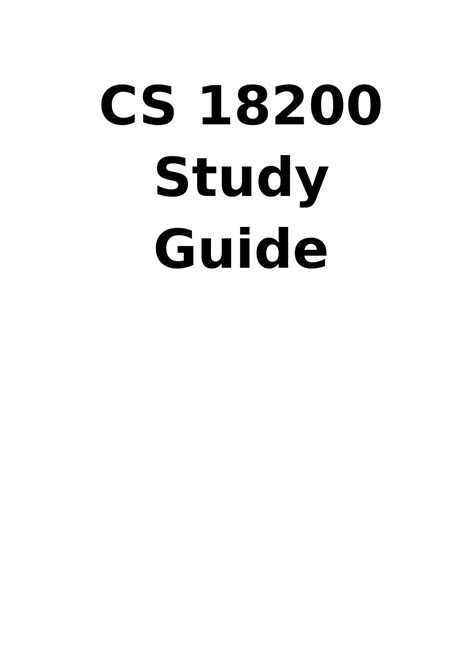 Image result for Computer Science Study Guide Chart