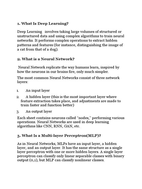 Image result for Deep Learning Question Answers