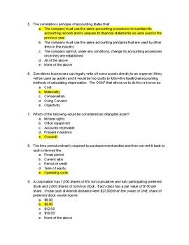 Image result for Accounting Multiple Choice Questions