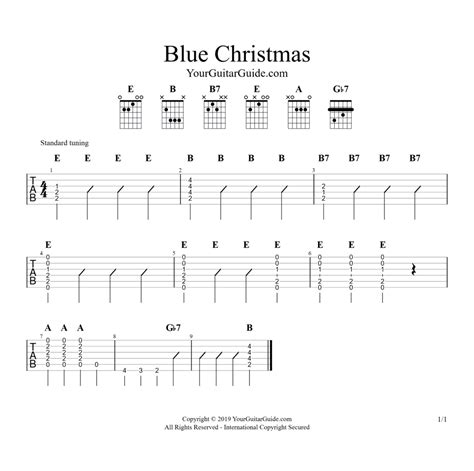 Image result for Blue Christmas Guitar Tutorial