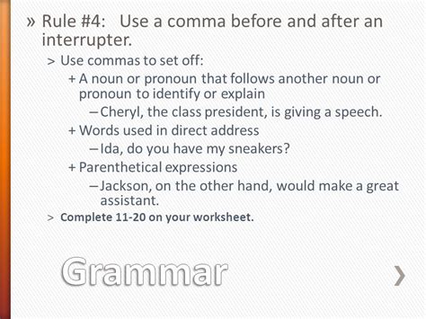 Image result for Comma Interrupters Examples