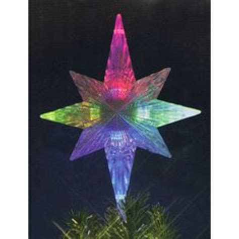 Image result for Changing LED Light Christmas Tree Topper