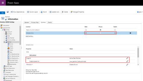 Image result for Model Driven App Nested Grid