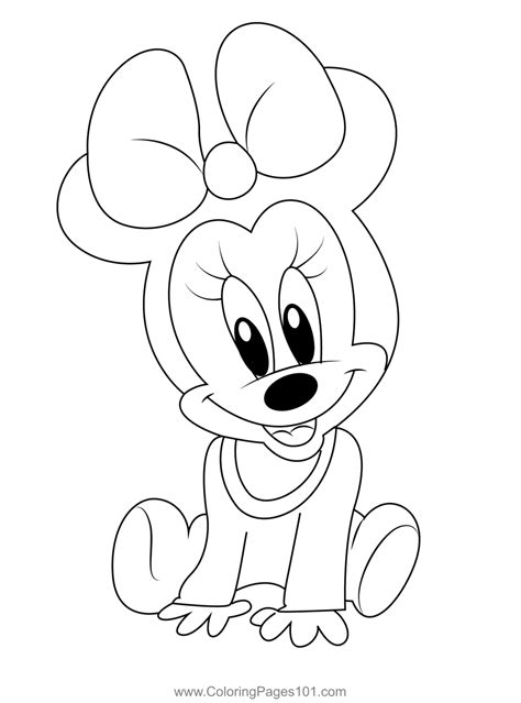 Image result for Minnie Mouse Coloring Pages