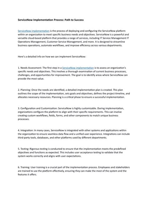 Image result for ServiceNow Implementation
