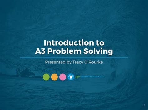 Image result for Introduction to A3 Problem Solving