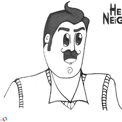 Image result for Hello Neighbor Coloring Book