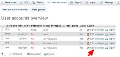 Image result for phpMyAdmin Set Root Password