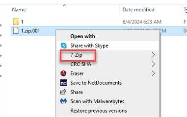 Image result for How to Extract File Using 7-Zip