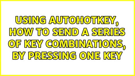 Image result for AutoHotkey Key Map