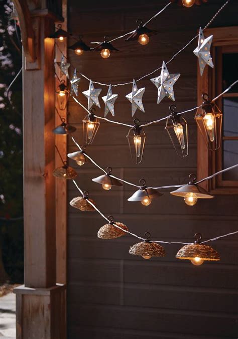 Image result for Rustic Outdoor String Lights