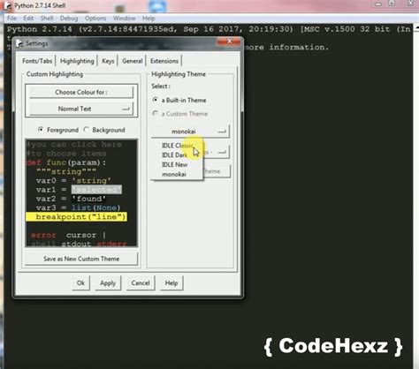 Image result for Idle Python Themes