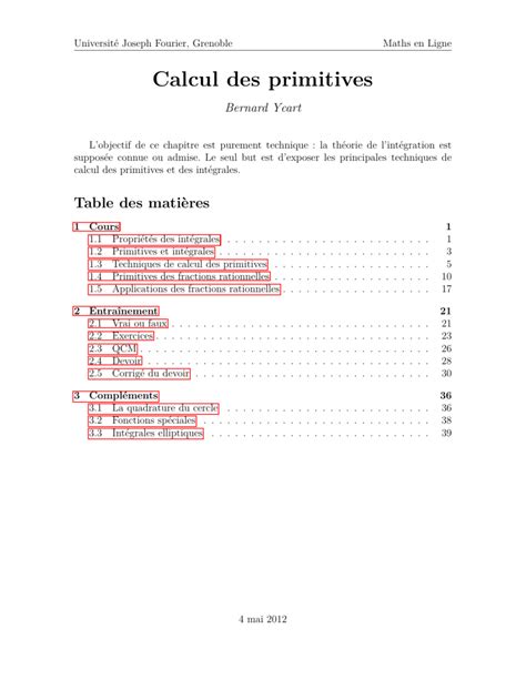 Image result for Comment Calculer Des Primitives
