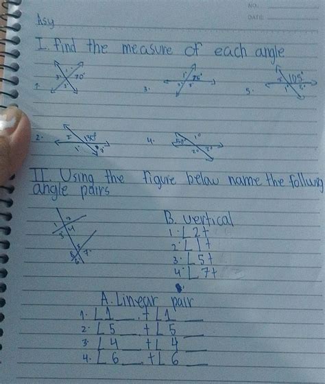 Image result for Find Angle Measure Between Intersecting Line