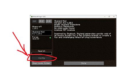 Image result for How to Open Mod Config Minecraft
