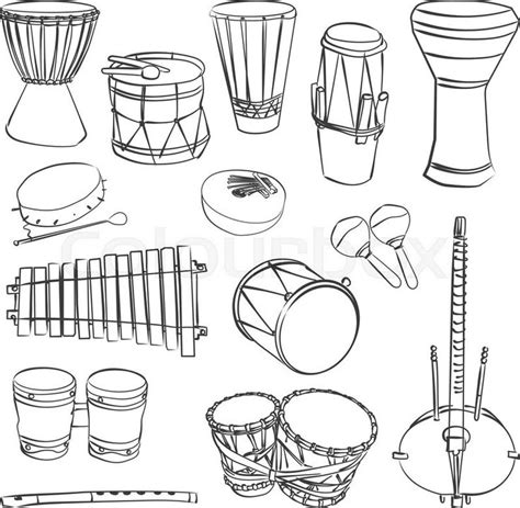 Image result for How to Draw Local Musical Instruments