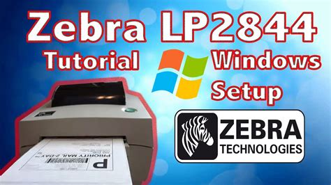 Image result for Install Zebra LP 2844 Printer