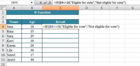 Image result for Excel Formaular IF Function