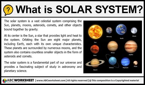 Image result for Definition of Solar System