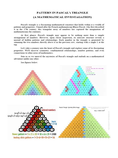 Image result for Pascal Triangle Printable