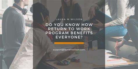 Image result for Return to Work Program Benefits