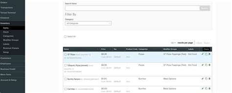 Image result for Clover How to Add My Menu