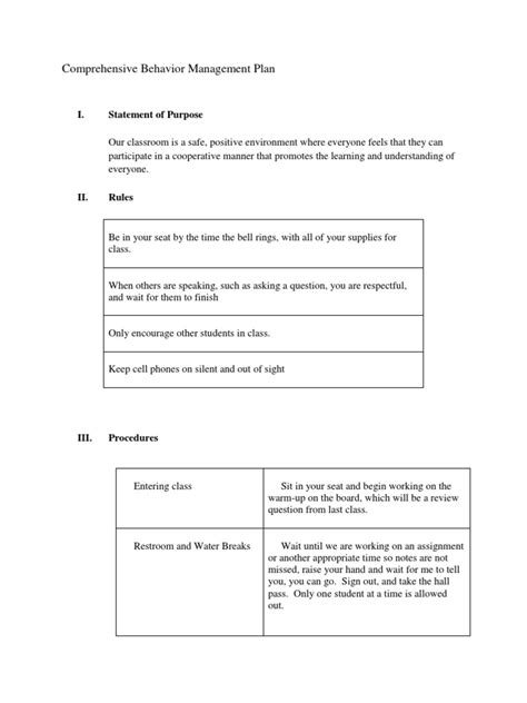 Image result for Behavior Management Plan Steps