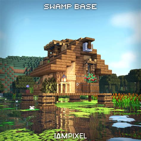 Image result for Minecraft Swamp Base Ideas