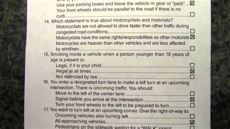 Image result for CT Permit Test Worksheet Study Guide