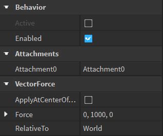 Image result for Vector Force Roblox Scripting