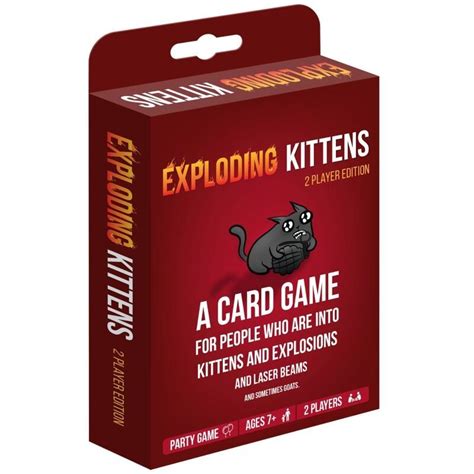 Image result for Exploding Kittens 2 Player Edition