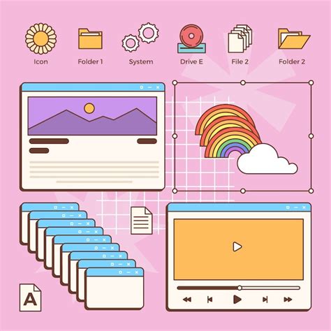 Image result for Retro Windows GUI