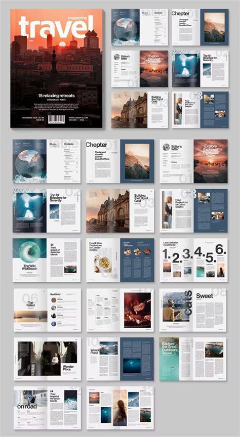 Image result for E-Magazine Vacation Example InDesign