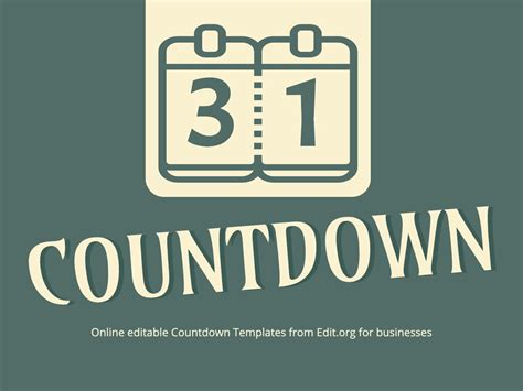 Image result for Countdown Poster Design