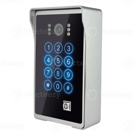 Modern Access Control Keypad with Camera. 47701037 Stock Photo at Vecteezy