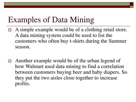 Image result for Example of Data Mining